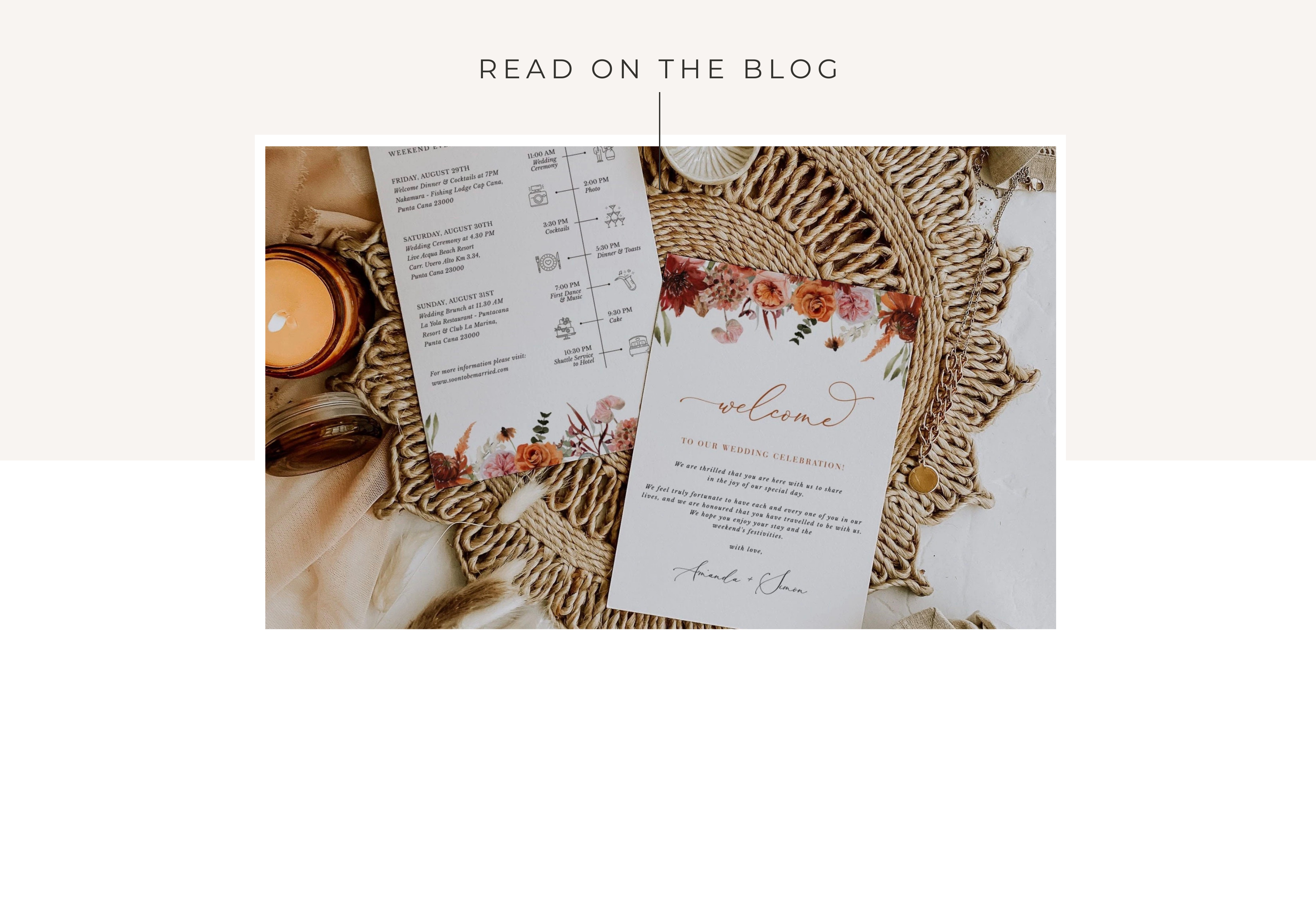 Wedding Welcome Letter 101 with 8+ Message Examples – Creative Things ...