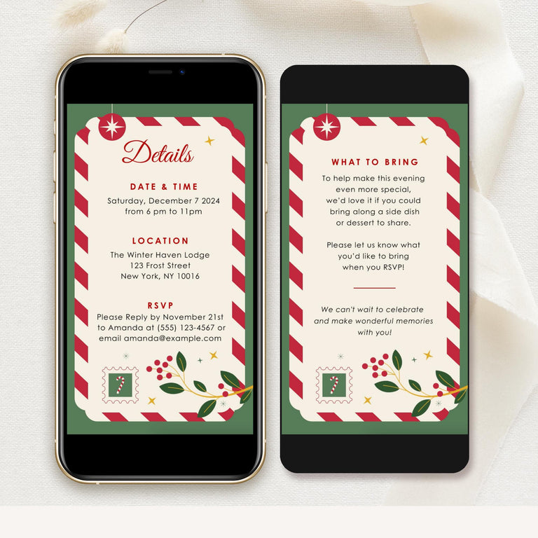 Christmas Tree Invitation Video Template – Creative Things Studio
