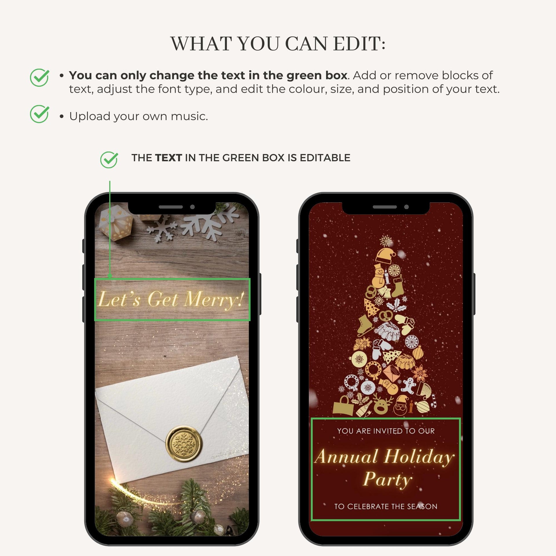 Business Christmas Party Invitation Video Template – Creative Things Studio