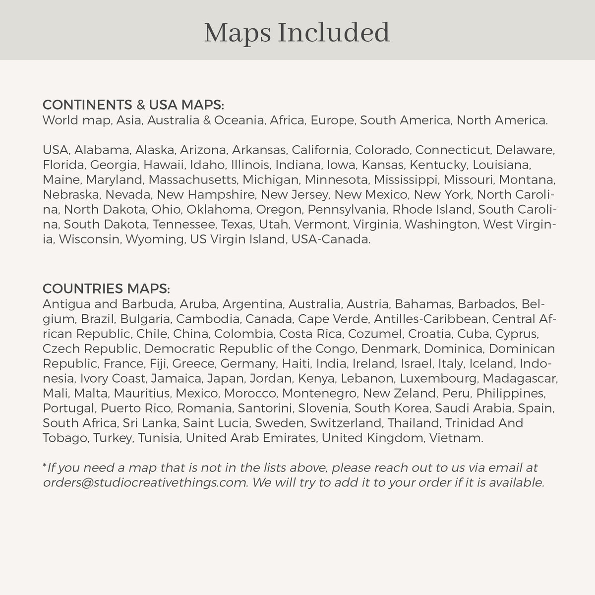 Sofia| World Map Wedding Seating Cards Template – Creative Things Studio